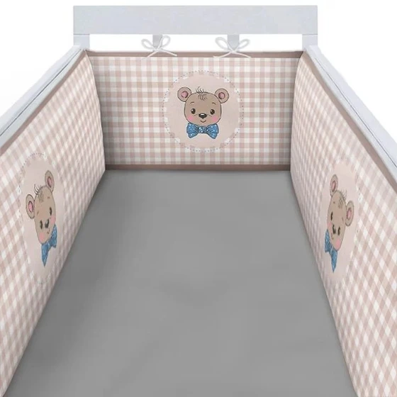 خرید و قیمت محافظ تخت کودک طرح خرس - زمان ساخت این محصول 5 روز کاری | ترب