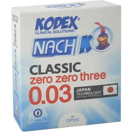 خرید و قیمت کاندوم بسیار نازک ناچ کدکس Nach Kodex مدل 0.03 بسته 3 عددی ...