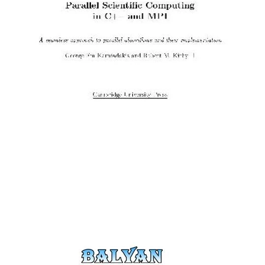 خرید و قیمت دانلود کتاب Parallel Scientific Computing In C And Mpi | ترب