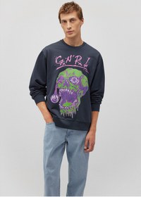 خرید و قیمت سویشرت مردانه آبی سرمه ای ماوی | 0S10182 اورجینال | ترب