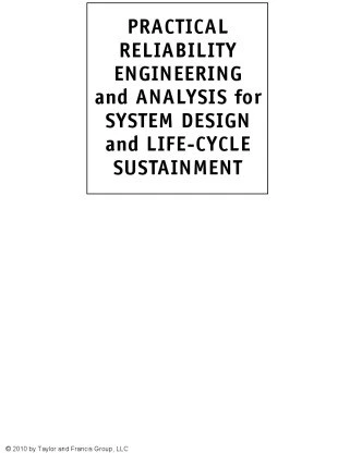 خرید و قیمت دانلود کتاب Practical Reliability Engineering and Analysis for System Design and ...