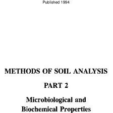 خرید و قیمت دانلود کتاب Methods of Soil Analysis, Part 2: Microbiological and Biochemical ...