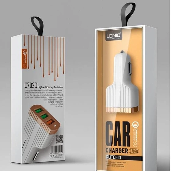 خرید و قیمت شارژر فندکی ماشین LONID C702 | ترب