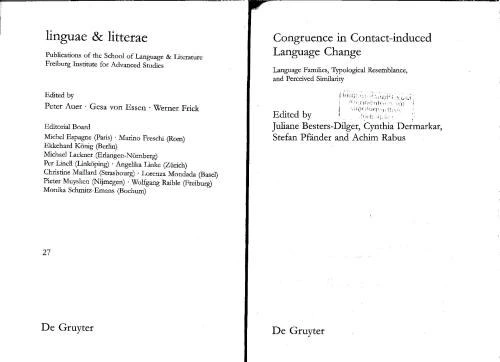 خرید و قیمت دانلود کتاب Congruence in Contact-induced Language Change ...