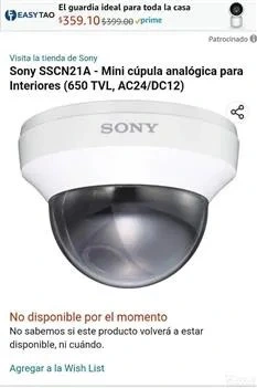 خرید و قیمت دوربین دام سقفی سونی اصل مدل SSC-N21A | ترب