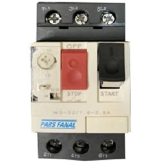 خرید و قیمت کلید حرارتی محافظ موتور پارس فانال مدل MS32 1.6:2.5 | ترب