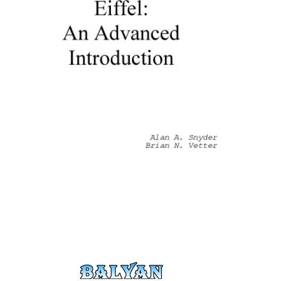 خرید و قیمت دانلود کتاب Eiffel.An advanced introduction | ترب