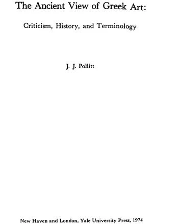خرید و قیمت دانلود کتاب The Ancient View of Greek Art: Criticism ...