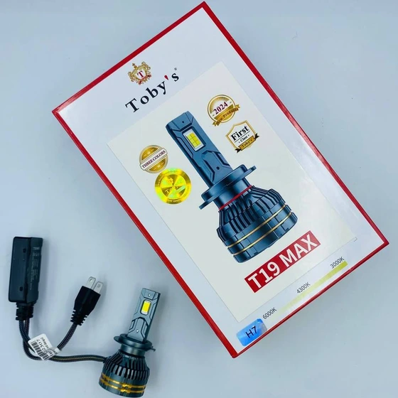 خرید و قیمت هدلایتTOBYS T19MAX h7(سه رنگ) | ترب