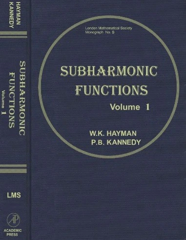 خرید و قیمت دانلود کتاب Subharmonic Functions, Vol. 1 | ترب