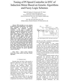 خرید و قیمت دانلود کتاب Finch. Tuning of PI Speed Controller in DTC of Induction Motor Based on ...