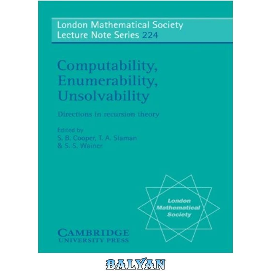 خرید و قیمت دانلود کتاب Computability Enumerability Unsolvability Directions In Recursion