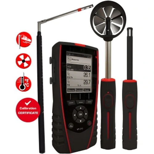 خرید و قیمت فلومتر و سرعت سنج باد سری VT 210 ساخت کمپانی KIMO | ترب