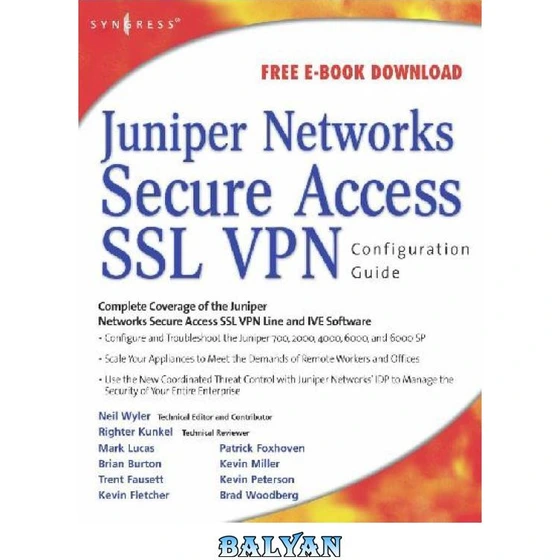خرید و قیمت دانلود کتاب Juniper Networks Secure Access SSL VPN Configuration Guide | ترب