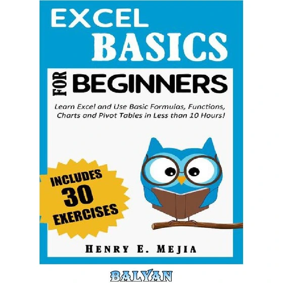 خرید و قیمت دانلود کتاب Excel Basics For Beginners Learn Excel And Use Basic Formulas