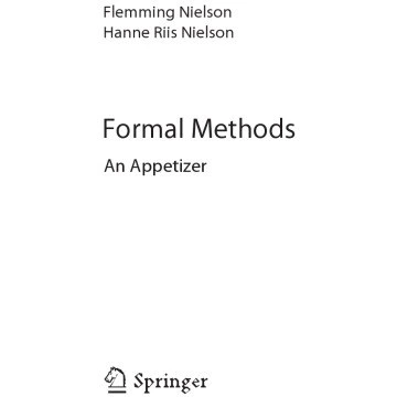 خرید و قیمت دانلود کتاب Formal Methods. An Appetizer 2019 | ترب