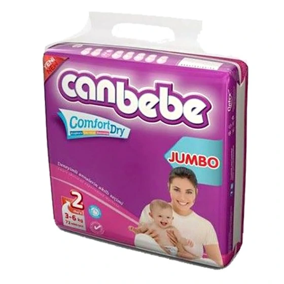 خرید و قیمت پوشک نوزاد جان ب ب 3تا6 کیلوگرم (سایز2) Canbebe | ترب