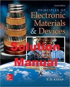 خرید و قیمت Solution Manual for Principles of Electronic Materials and ...