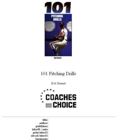 خرید و قیمت دانلود کتاب 101 Pitching Drills 2000 | ترب