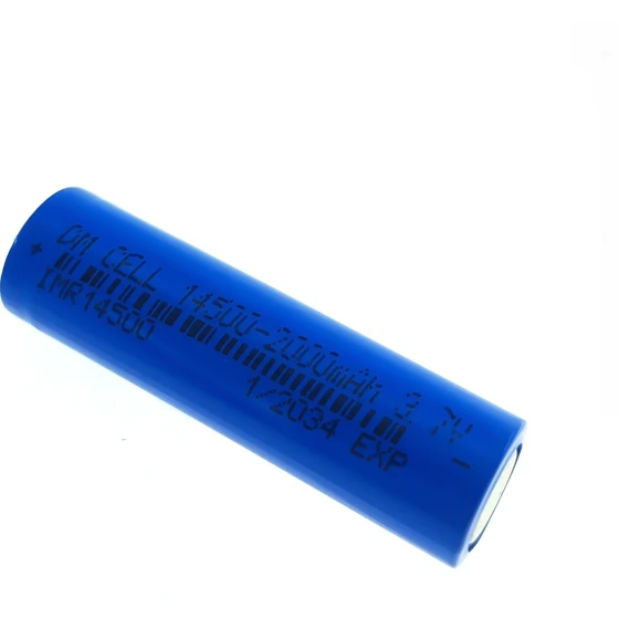 خرید و قیمت باتری لیتیوم یون 14500 تک سلول 3.7 ولت 2000mAH | ترب