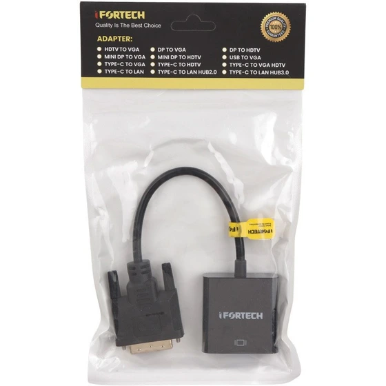 خرید و قیمت تبدیل DVI to VGA Ifortech | ترب