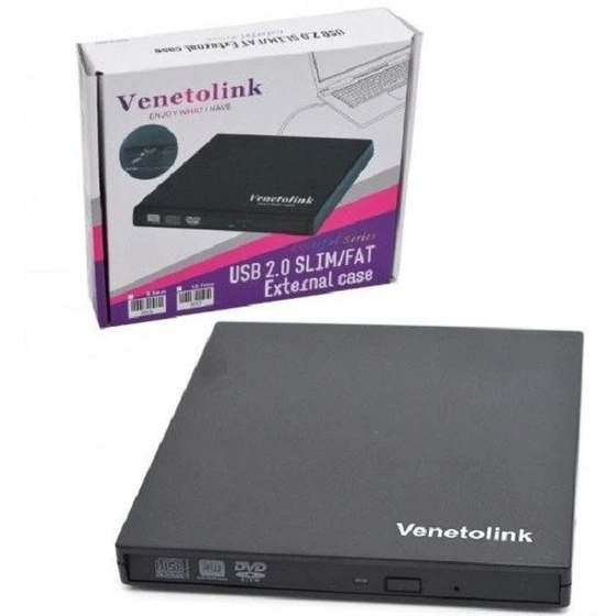 خرید و قیمت باکس دی وی دی رایتر اسلیم USB3.0 Venetolink | ترب