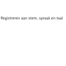 خرید و قیمت دانلود کتاب Registreren aan stem, spraak en taal: Handboek ...