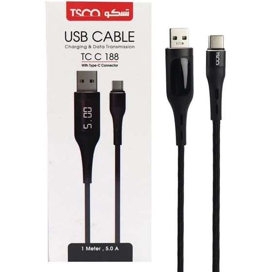 خرید و قیمت کابل دیتا Type C برند TSCO TC C188 | ترب