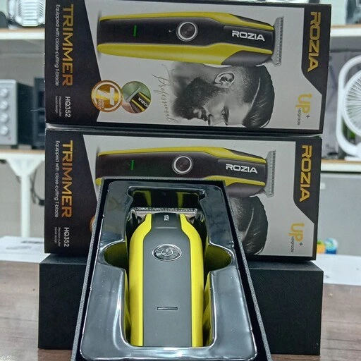 خرید و قیمت ماشین اصلاح روزیا مدل HQ.352 دارای تیغه استیل تیتانیم ضد زنگ رنگ محصول مشکلی طلایی ...