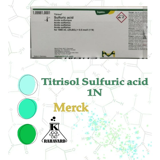 خرید و قیمت نام :تیترازول سولفوریک اسید ۱ نرمال Titrisol Sulfuric acid ...