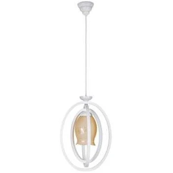 خرید و قیمت چراغ آویز چشمه نور 1 شعله کد G521/1H-WT | ترب