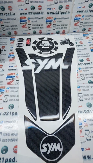 خرید و قیمت پد باک درب باک ‌ sym na250/sym na180 و لاکی ۲۵۰ کیفیت ایتالیای براق طرح کربن درشت | ترب