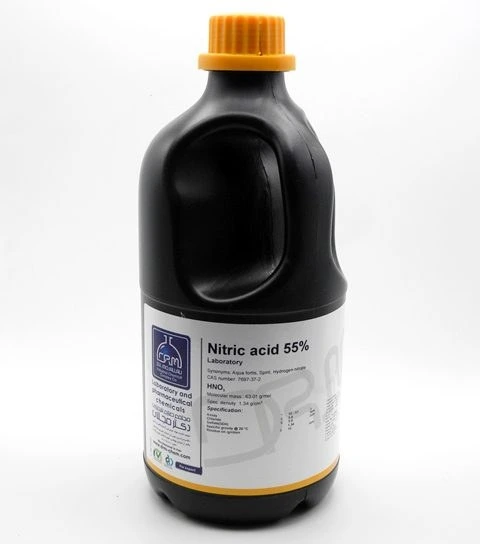 خرید و قیمت نیتریک اسید 55 گرید Extra Pure دکتر مجللی ترب