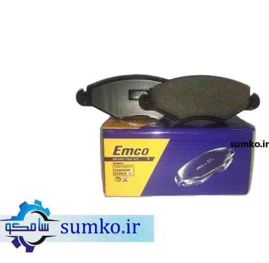 خرید و قیمت لنت ترمز جلو خودرو پژو206 تیپ 5 برند emco (امکو)2جفت|سامکو | ترب