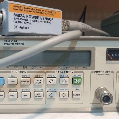 خرید و قیمت وات متر : پاور متر HP 437B , سنسور Agilent 8482A | ترب
