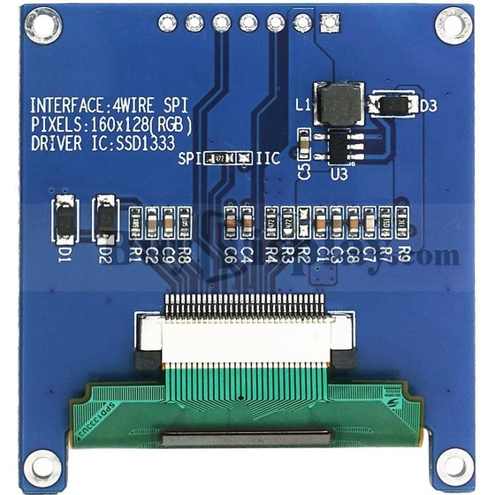 خرید و قیمت Color 1.69 inch OLED Display Module 160x128 Arduino ...