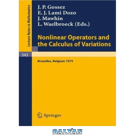 خرید و قیمت دانلود کتاب Nonlinear Operators and the Calculus of Variations | ترب