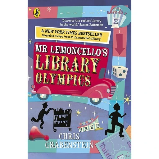 خرید و قیمت کتاب زبان اصلی Mr Lemoncellos Library Olympics اثر Chris ...