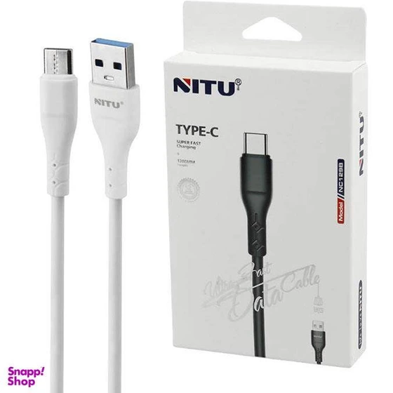 خرید و قیمت کابل USB به Type-C نیتو (Nitu) مدل NC129 طول 1.2 متر 2 آمپر | ترب