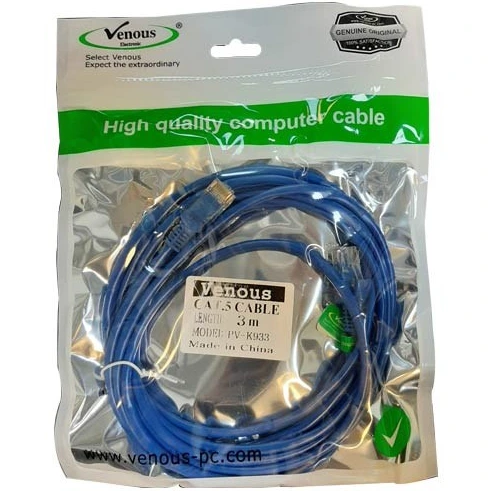 خرید و قیمت کابل شبکه Venous PV-K933 Cat5 3m | ترب