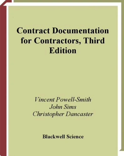خرید و قیمت دانلود کتاب Contract Documentation for Contractors ویرایش 3 ...