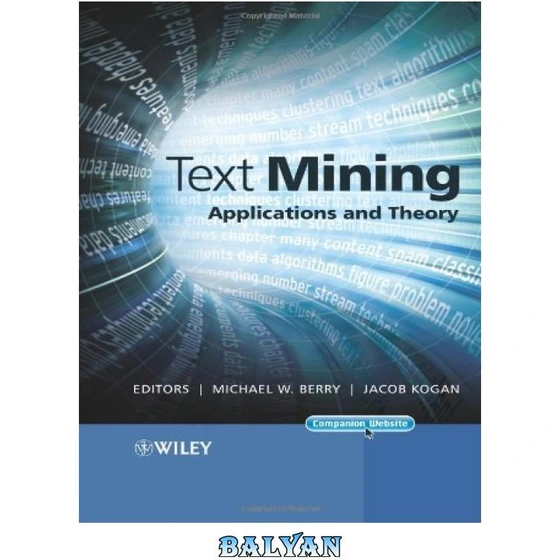 خرید و قیمت دانلود کتاب Text Mining: Applications and Theory | ترب