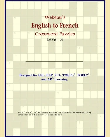 خرید و قیمت دانلود کتاب Webster's English to French Crossword Puzzles ...