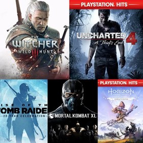 خرید و قیمت اکانت ظرفیت دوم ، 5 بازی Uncharted 4 - Mortal Kombat XL - The Witcher 3: Wild Hunt ...
