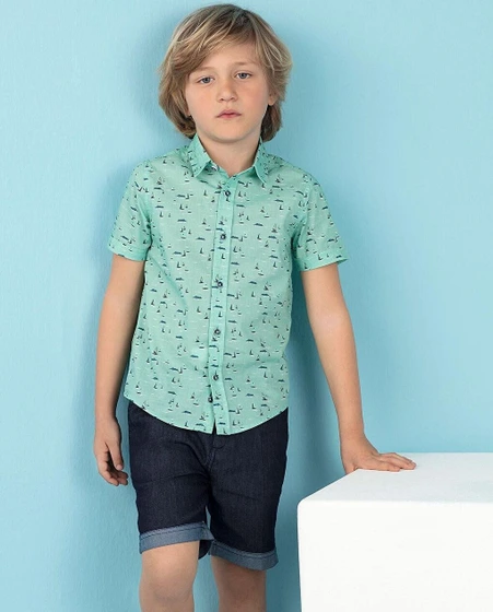 خرید و قیمت پیراهن پسرانه برند اولی اند اولا کد: OL-20Y1-048 | ترب