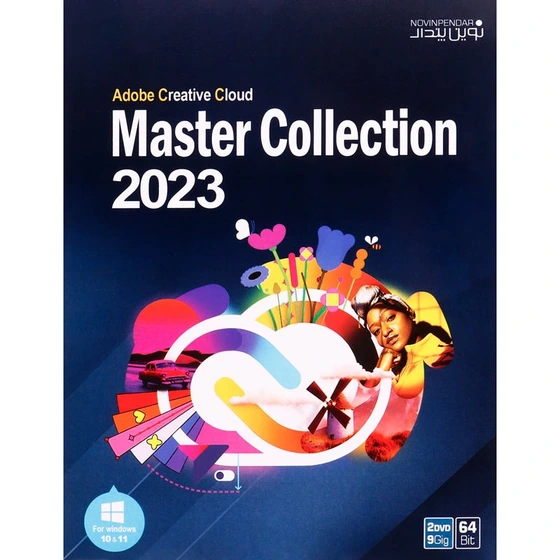 خرید و قیمت Adobe Creative Cloud Master Collection 2023 2DVD9 نوین ...