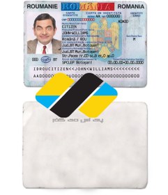 خرید و قیمت فایل لایه باز آیدی کارت رومانی (Romania ID) | ترب