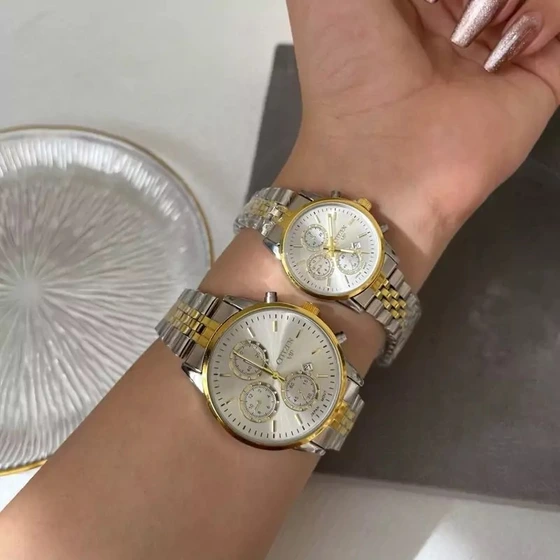 خرید و قیمت Citizen vip Set2024 ساعت مچی سیتیزن ست نقره ای طلایی صفحه ...