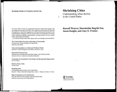 خرید و قیمت دانلود کتاب Shrinking cities : understanding urban decline ...