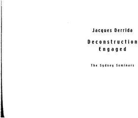 خرید و قیمت دانلود کتاب Jacques Derrida: Deconstruction Engaged, The ...